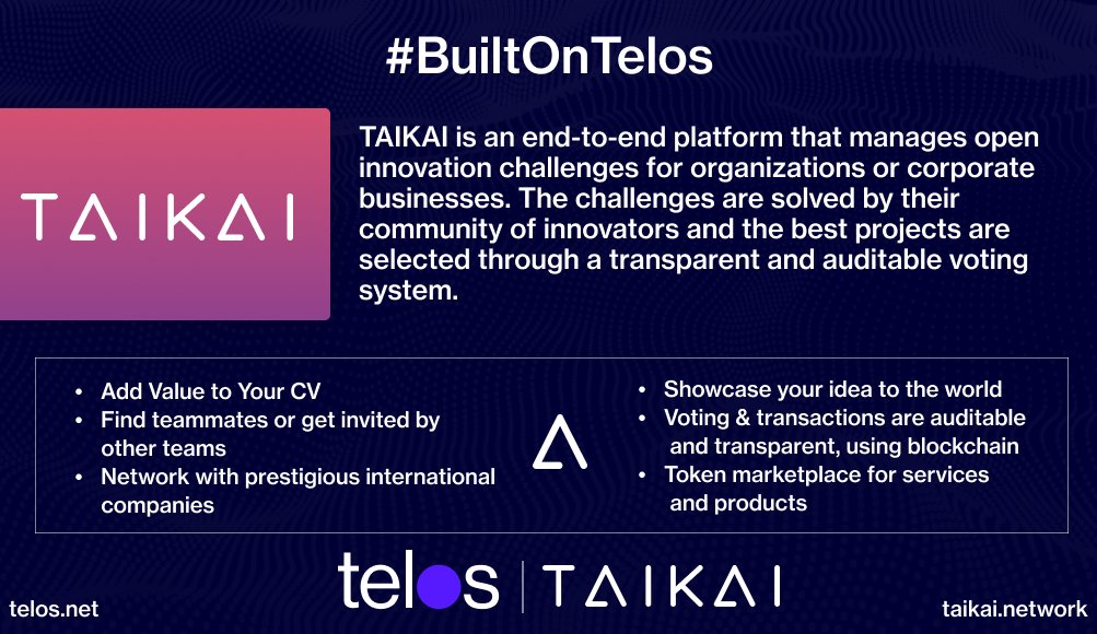 The Telos Foundation on Twitter: "Additional examples of applications that are #BuiltOnTelos ...
