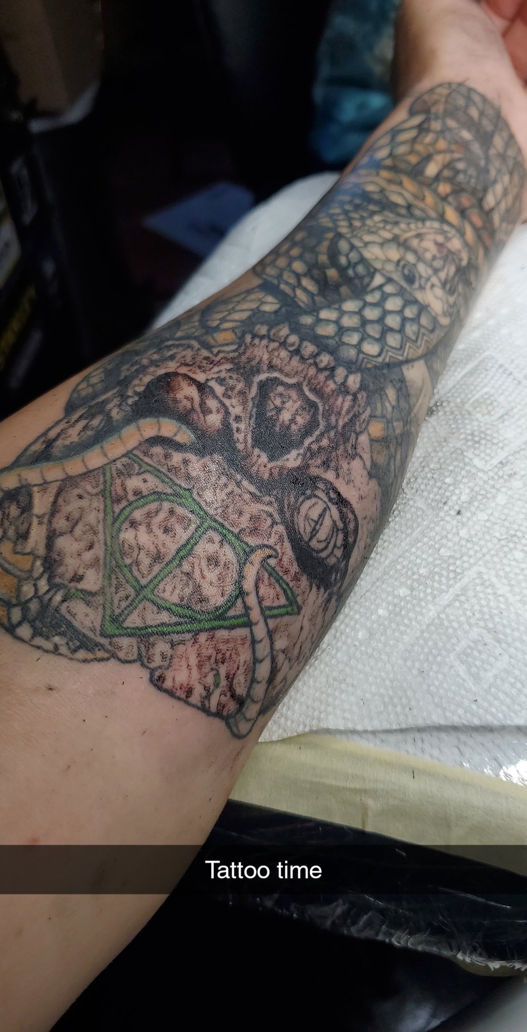 Voldemort Dark Mark Tattoos The Dark Mark Tattoo Done By Palos