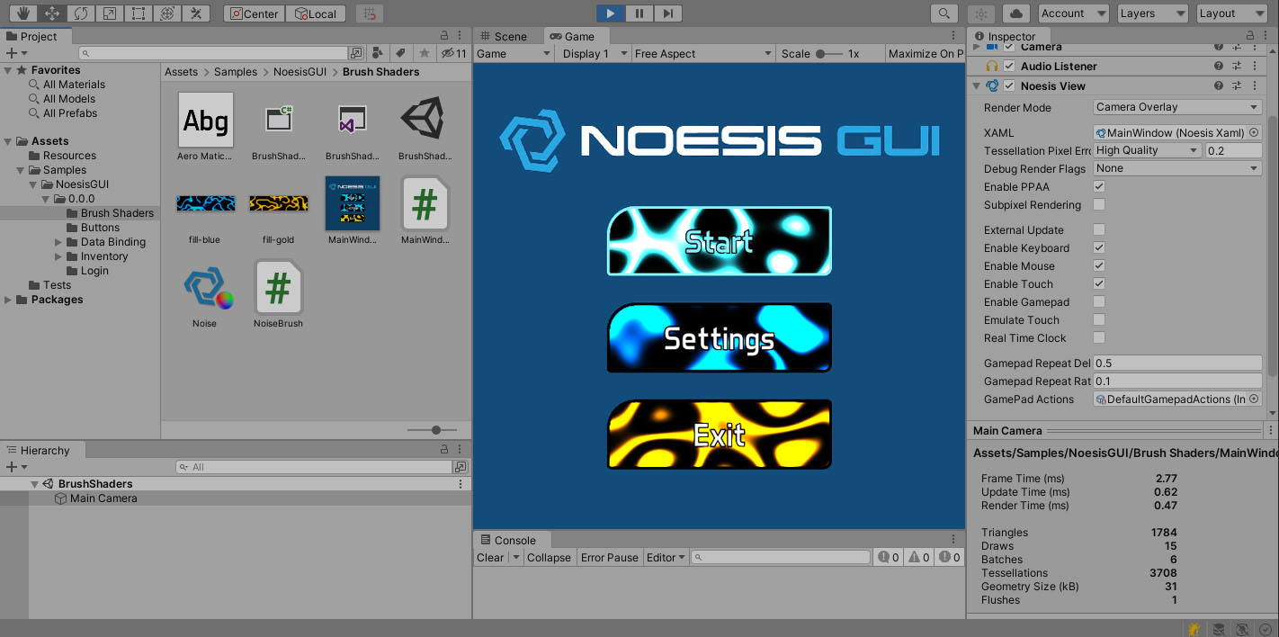 NoesisGUI on Twitter: "We have released the first #NoesisGUI 3.1 beta for Unity. https://t.co ...
