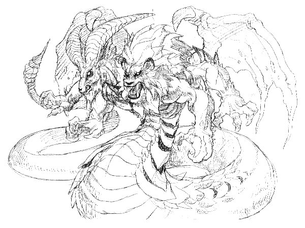 Chimera Coloring Pages