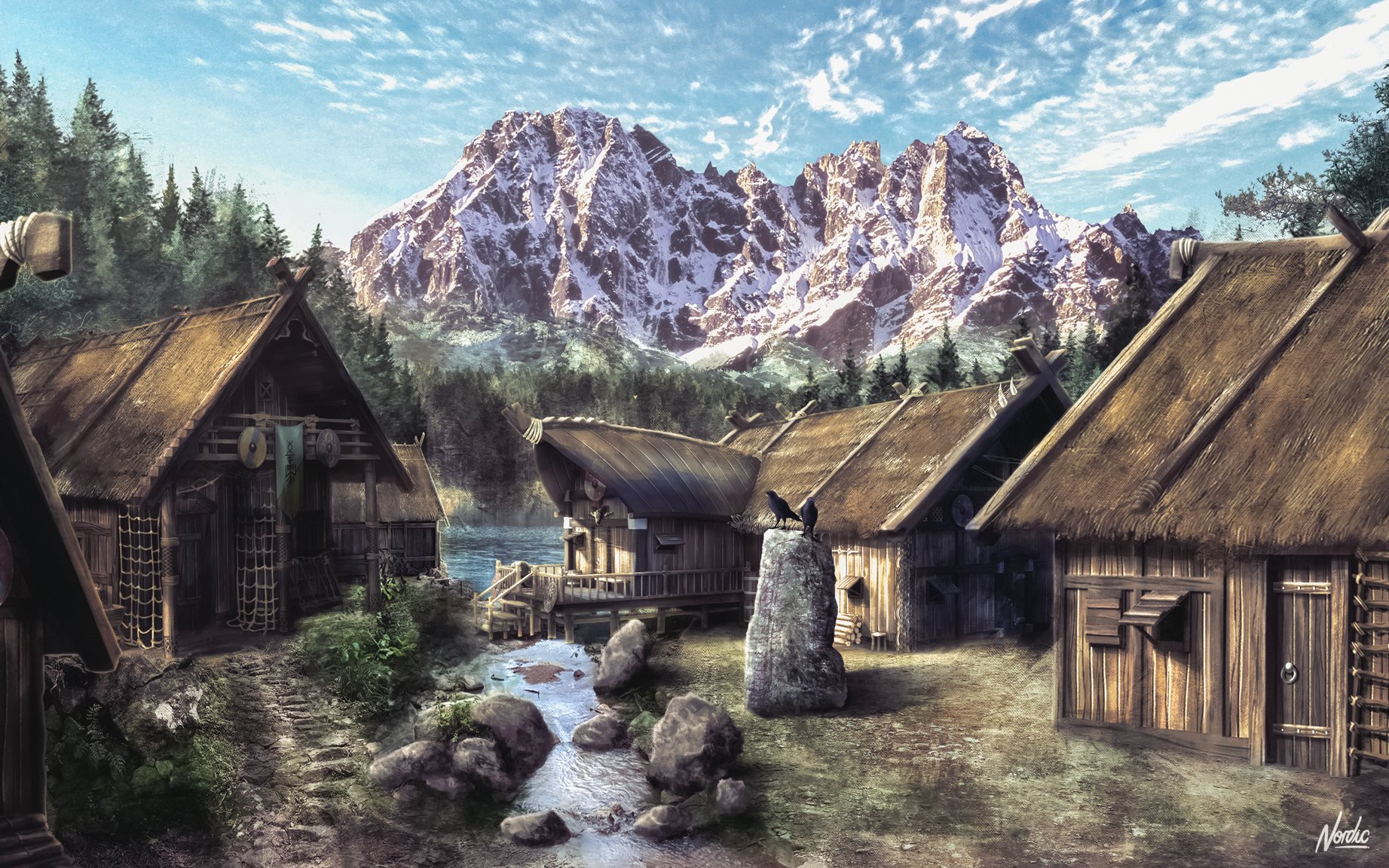 Norse Concept Art 4,500+ Norse Mythology Stock Illustrations,