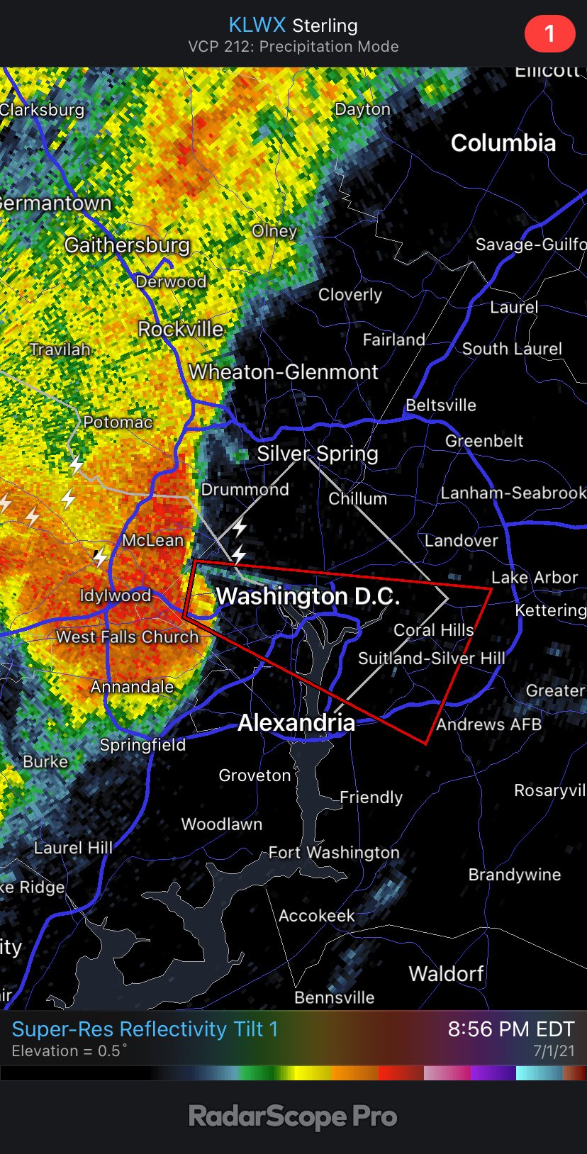 Severe Thunderstorm Radar