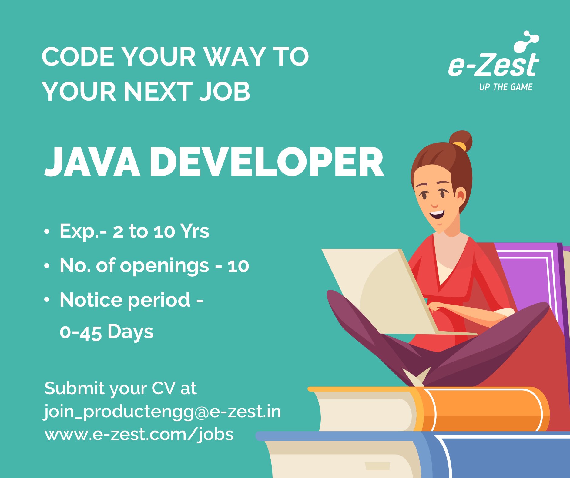 e-Zest Solutions on Twitter: "#HiringAlert Our team is growing ,we are looking to onboard Java ...