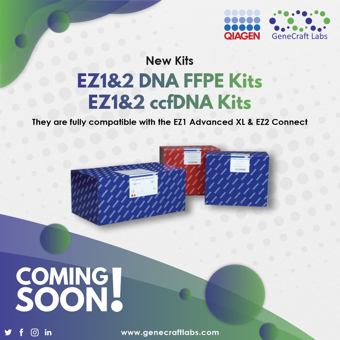 GeneCraft Labs on Twitter: "[New Kit Info] Kit baru dari #QIAGEN, EZ1&2 DNA FFPE Kit dan EZ1&2 ...