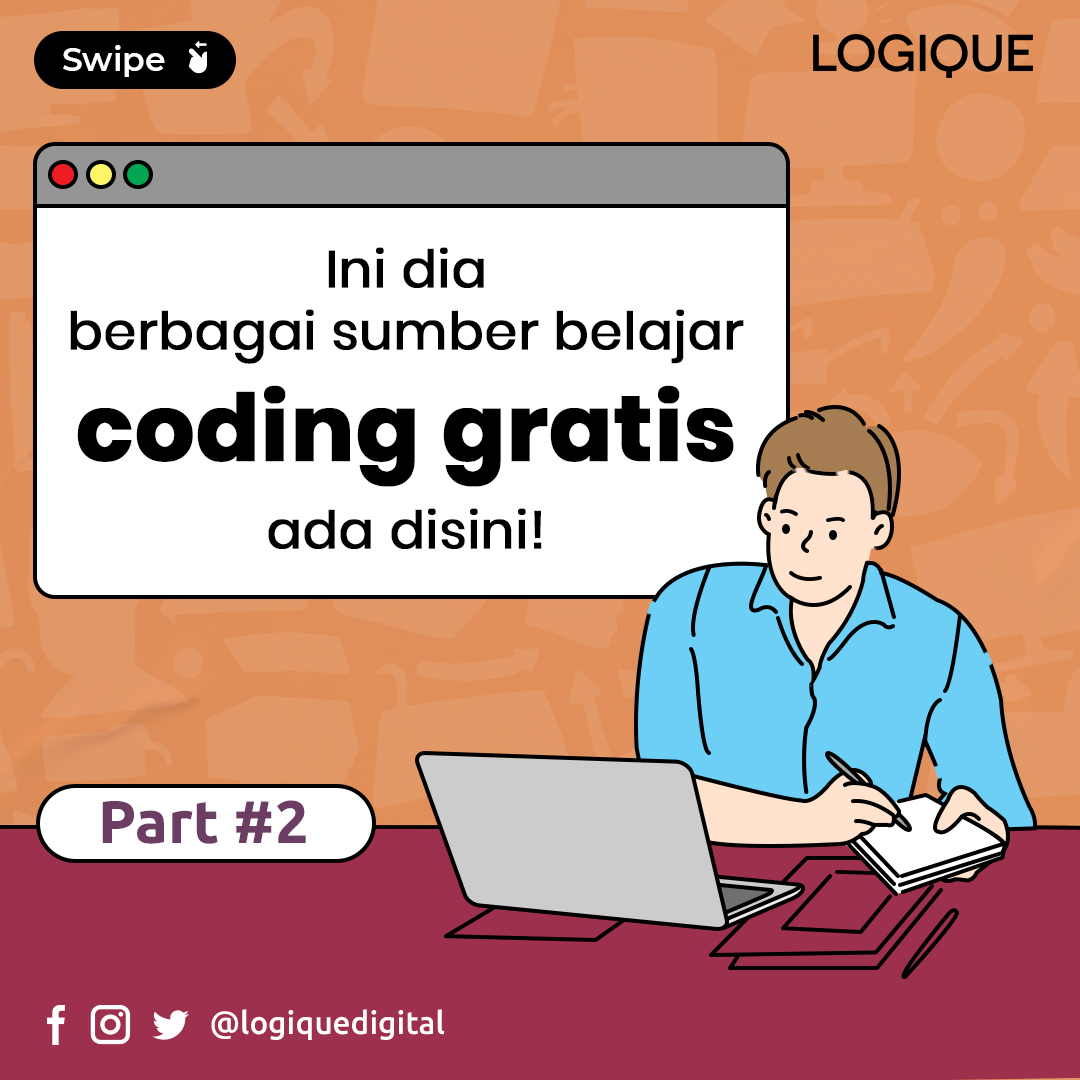 LOGIQUE Digital Indonesia on Twitter: "🌐 Sumber Belajar Coding Part 2 🌐 #LogiqueInfo Ini dia ...