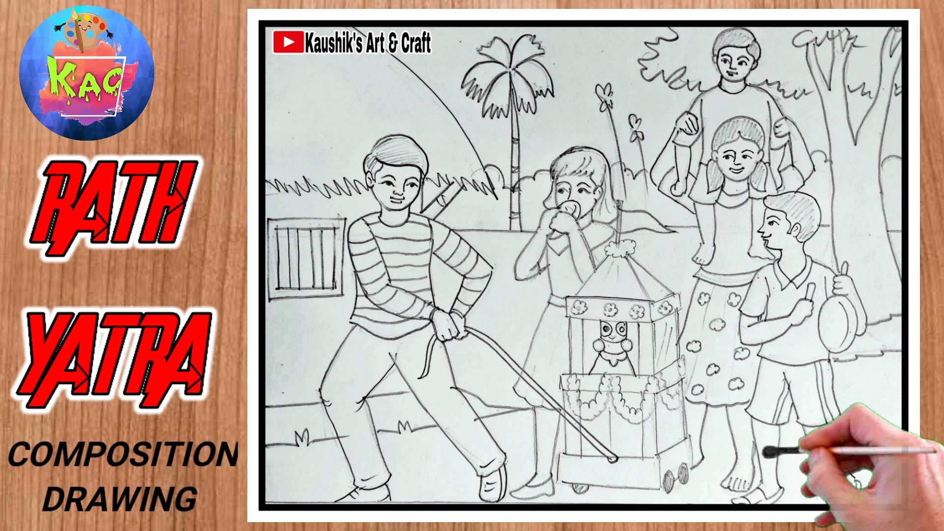 Diwali Festival Memory Drawing