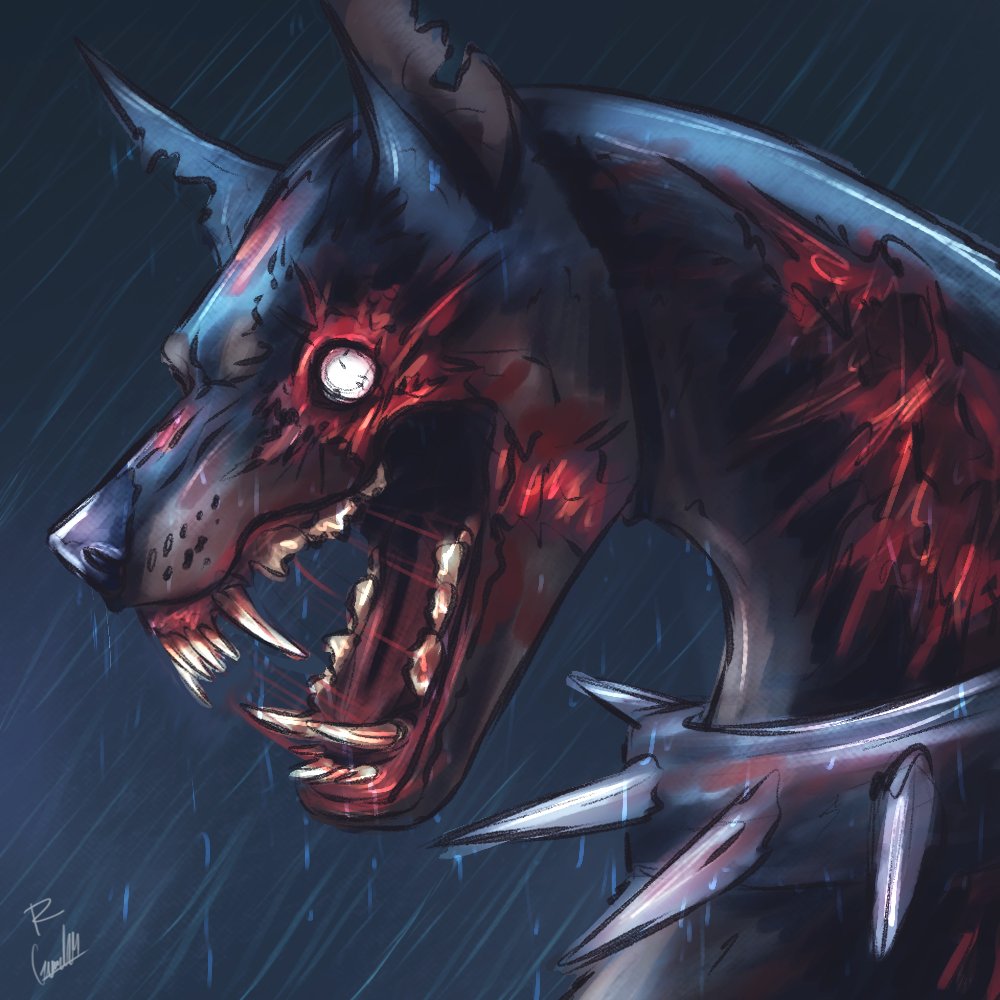 Cute Zombie Wolf