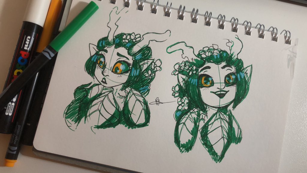 Pocket On Twitter Some Quick Nari Doodles I Did While Working ☺️ I Think Im Gonna Dump A