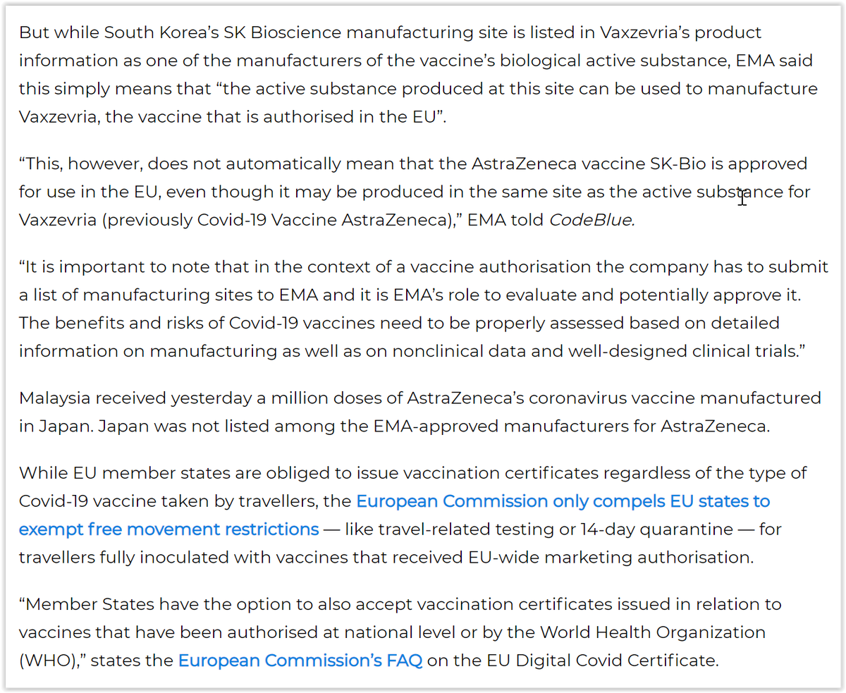 Push For AstraZeneca Vaccine Recognition Worldwide