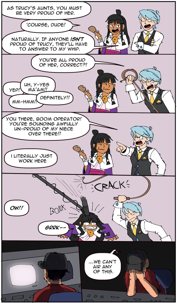 「beanix origin story #aceattorney 」 wren の漫画