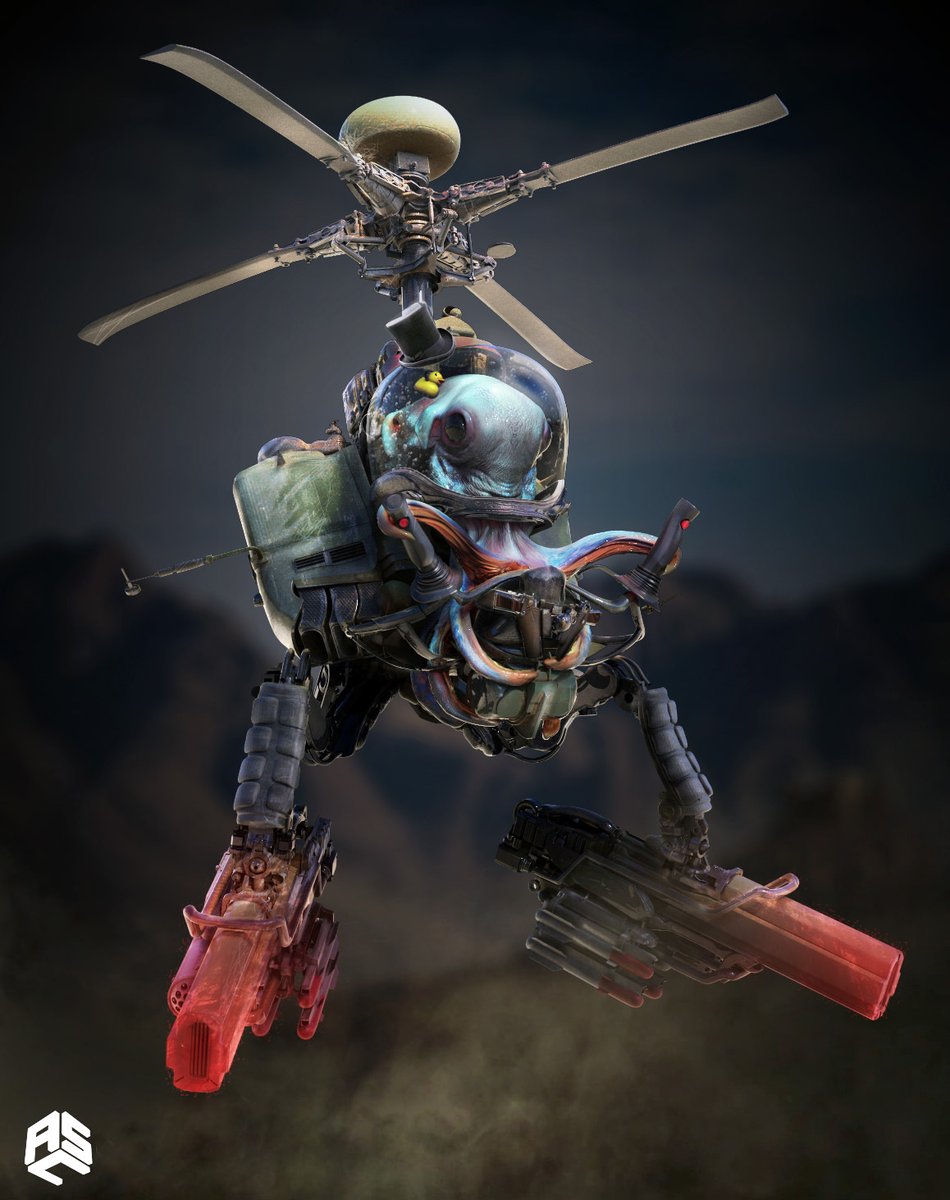 Flying into the long weekend! #asc #aaronsimscreative #conceptdesign # ...