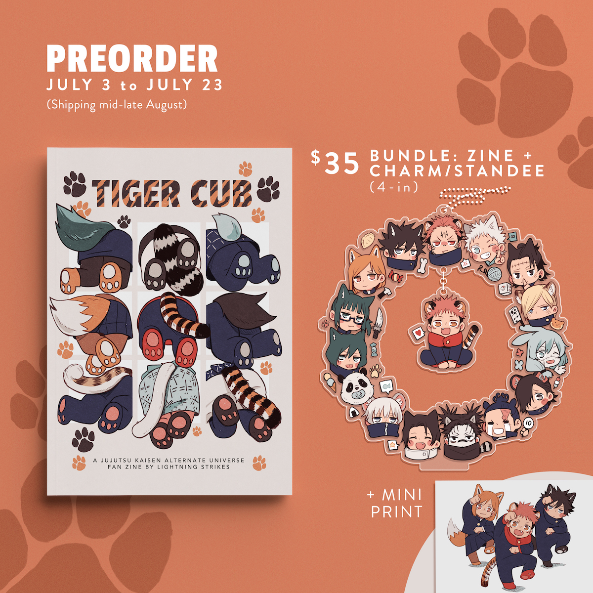 Sa ⭐️ Shop Open 📌 On Twitter ‼️🐯preorders For My Jjk Tiger Cub Zine