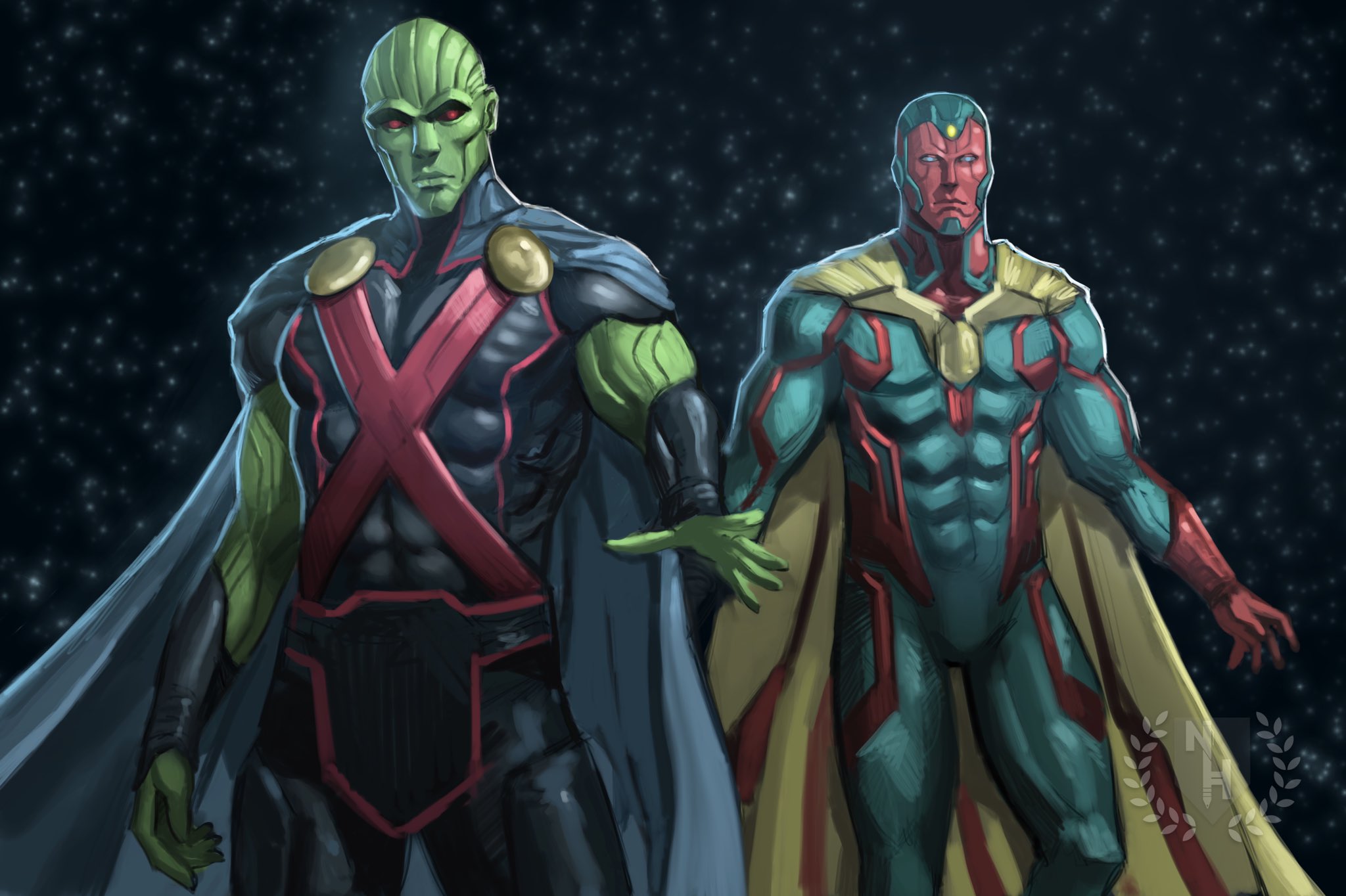 Martian Manhunter Vs Vision