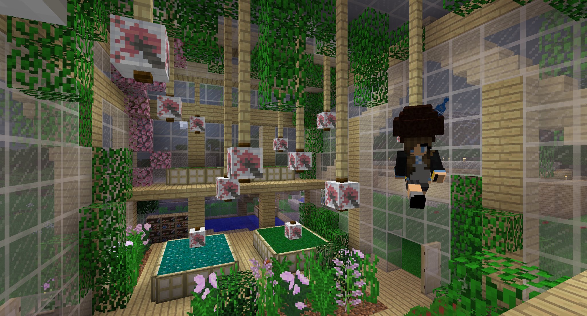 Minecraft Indoor Garden