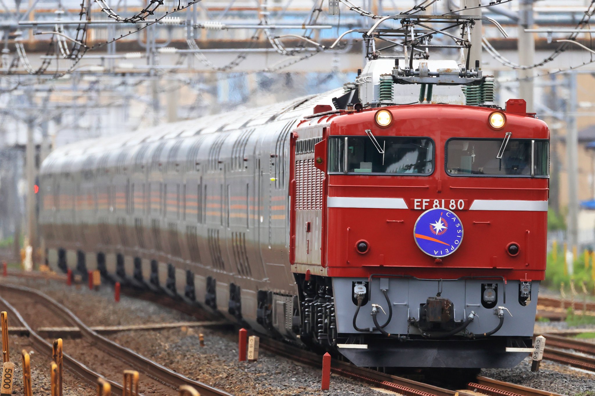 す↓ば↑る→ on Twitter: "2021/7/3 カシオペア紀行 青森行 EF81 80 + E26系客車12B https://t.co/gxk6X8KNk9" / Twitter