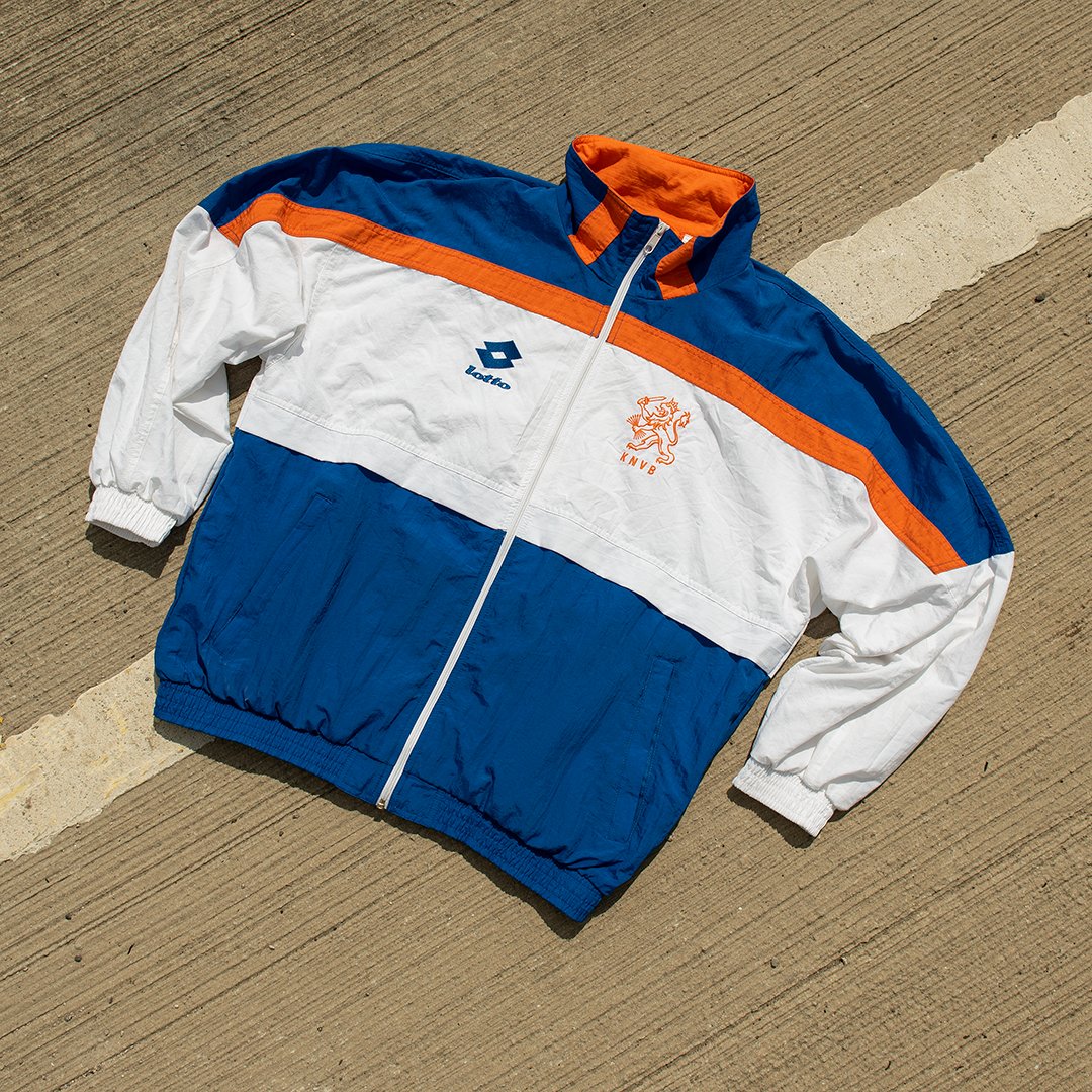 Vintage LOTTO Jacket Netherlands Football Multi Colour