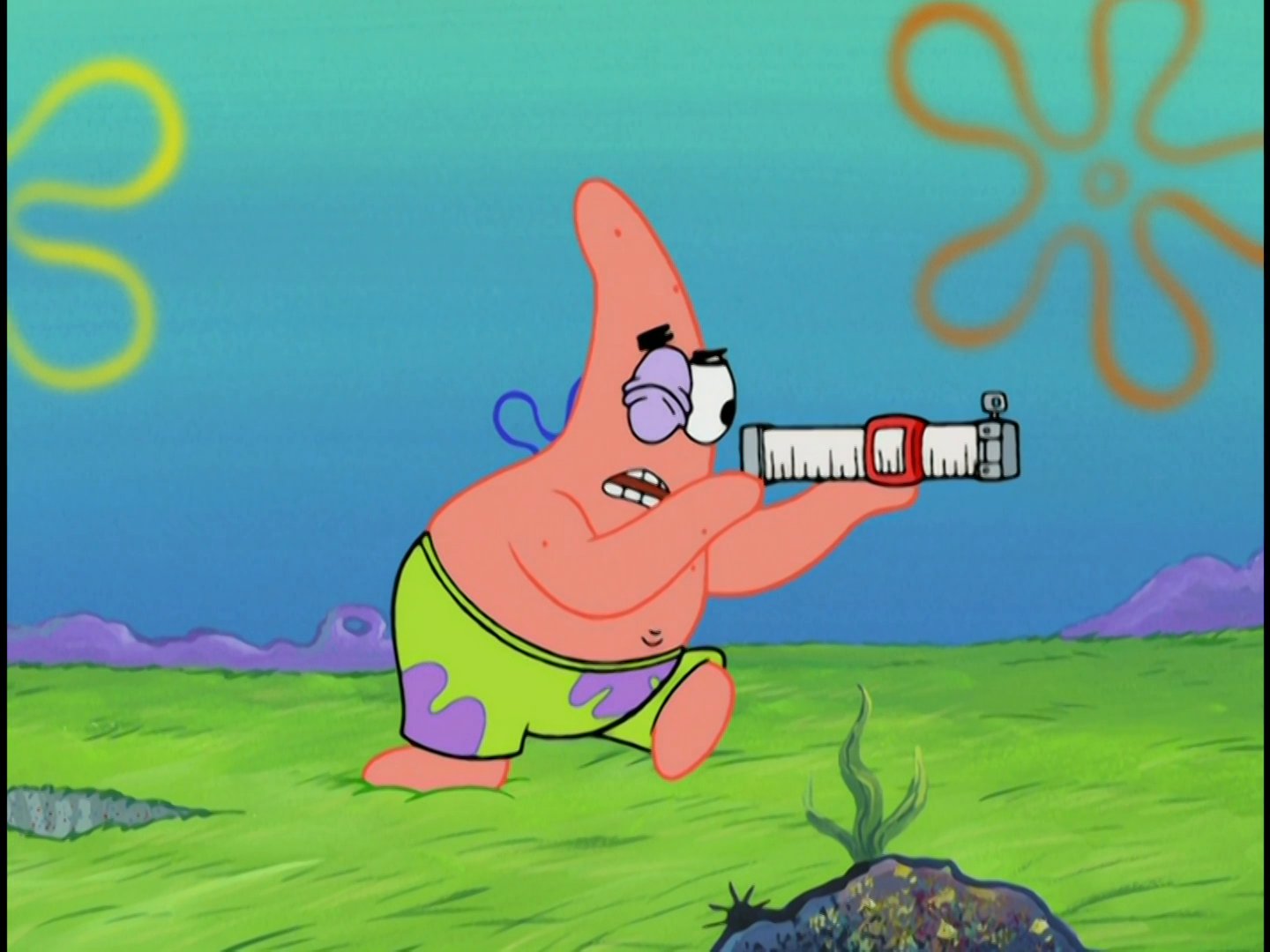 Patrick Star Brushing His Teeth