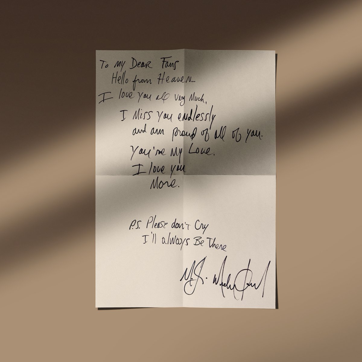 Michael Jackson Handwriting