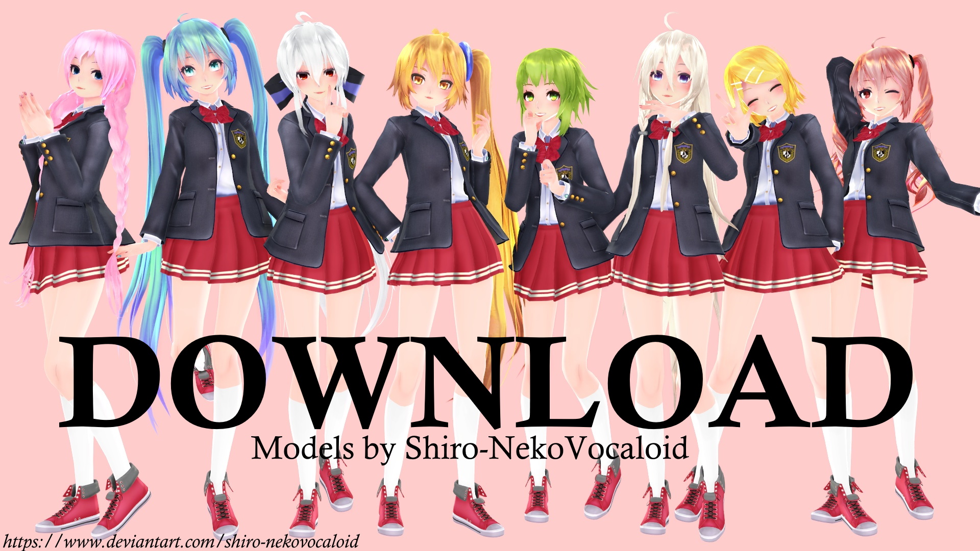 Shiro Neko Vocaloid • on Twitter: "DOWNLOAD: https://t.co/4xCM1bWOUd (in the description) #mmd ...