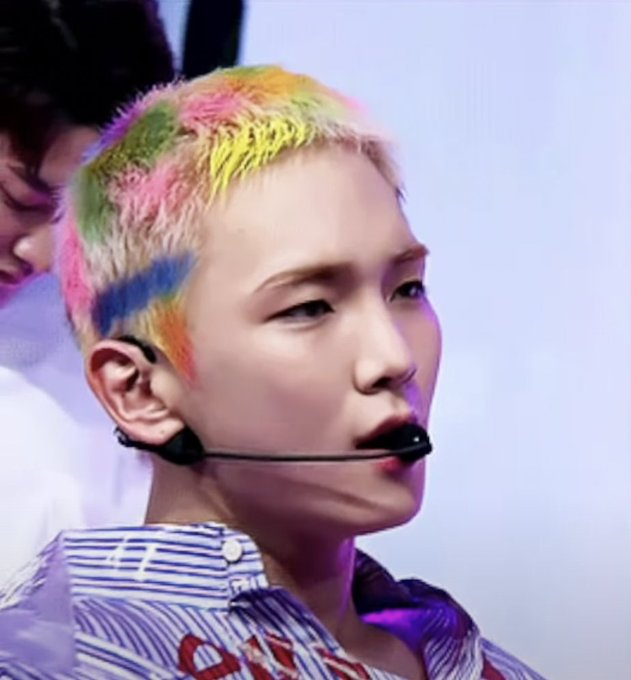 Key Shinee Rainbow Hair