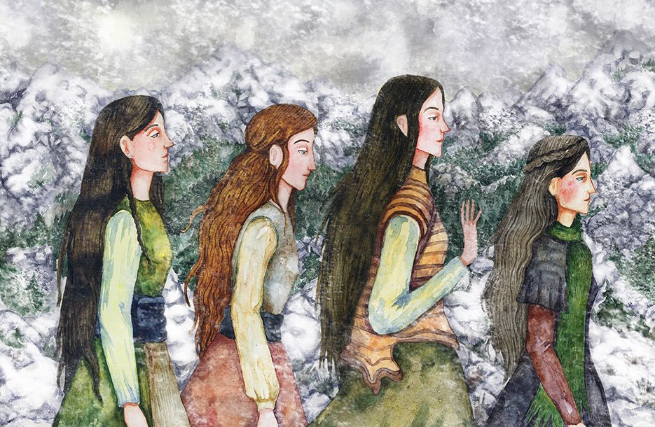 Winter Maiden Medieval