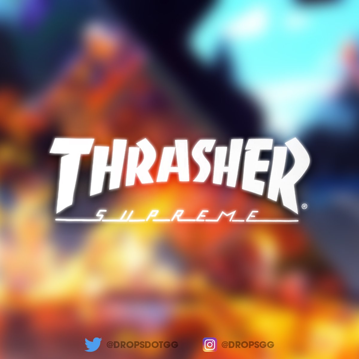 Thrasher Tie Dye Wallpaper