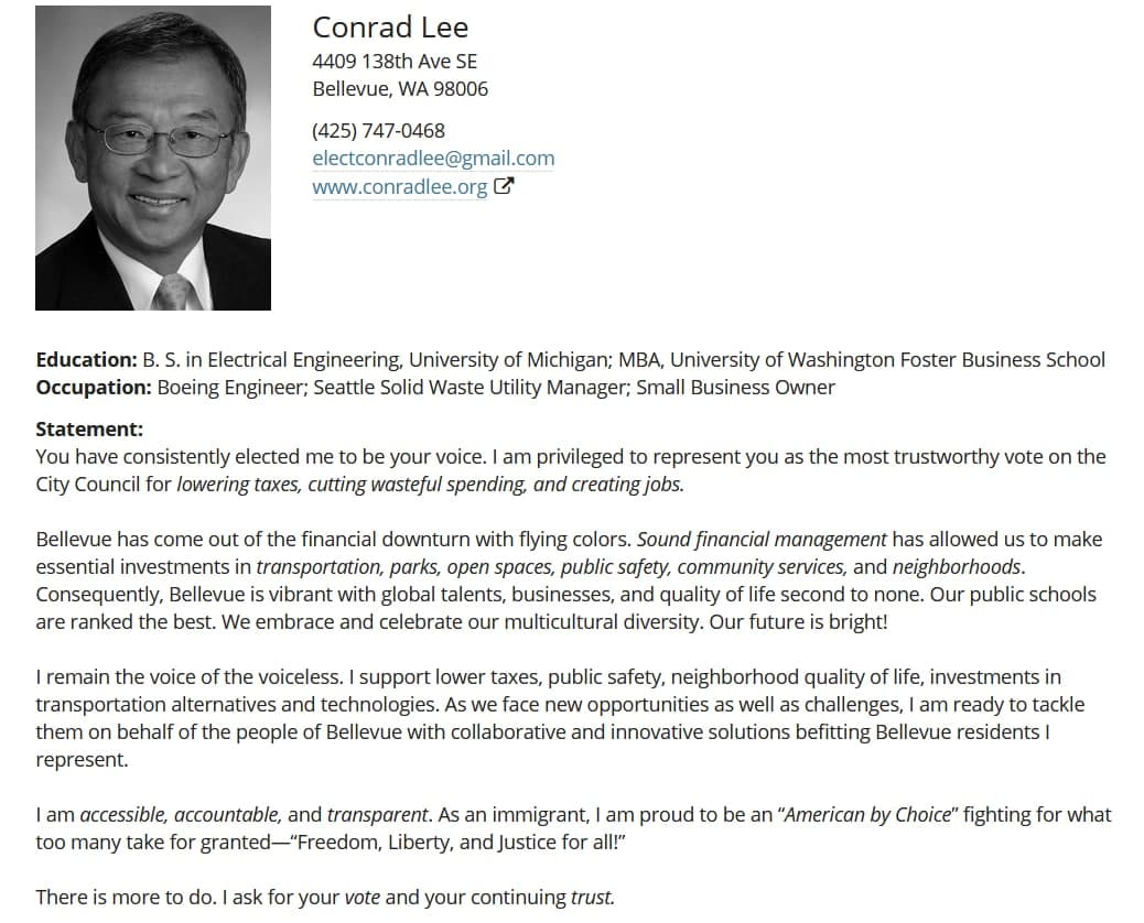 Voter pamphlets are arriving soon! A good time to note that Bellevue ...