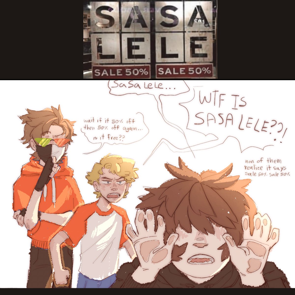 「S..sas..a le...le #ranboofanart #tubbofa」|⌛️Time/Caleb⌛️の漫画