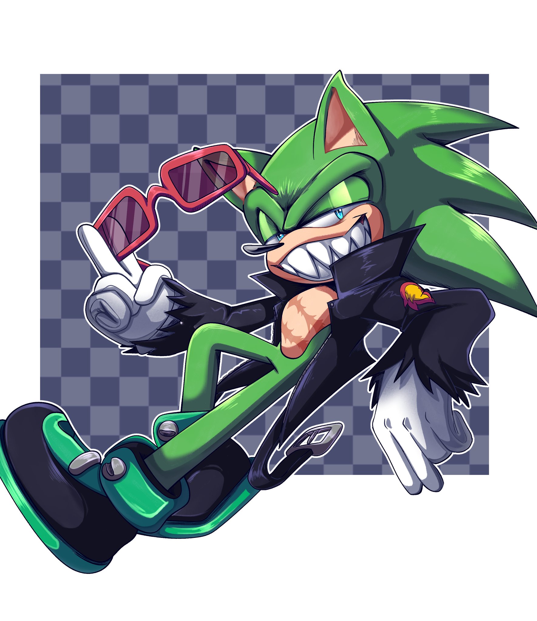 Scourge The Hedgehog In Sonic Boom