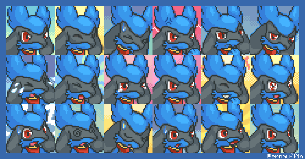 Riolu Sprite Sheet