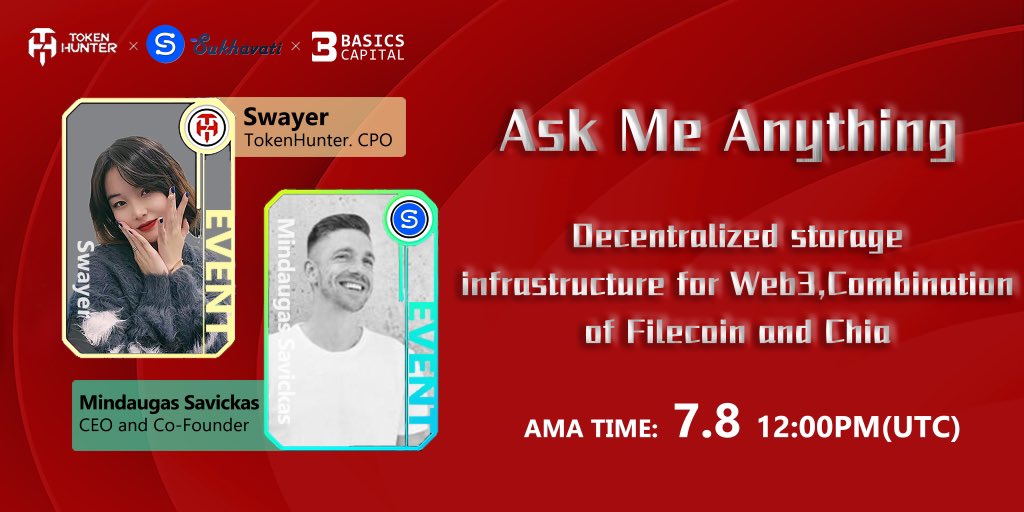 TokenHunter on Twitter: " ️Dear community：We will hold an AMA with @Sukhavati_N on the 8th of ...
