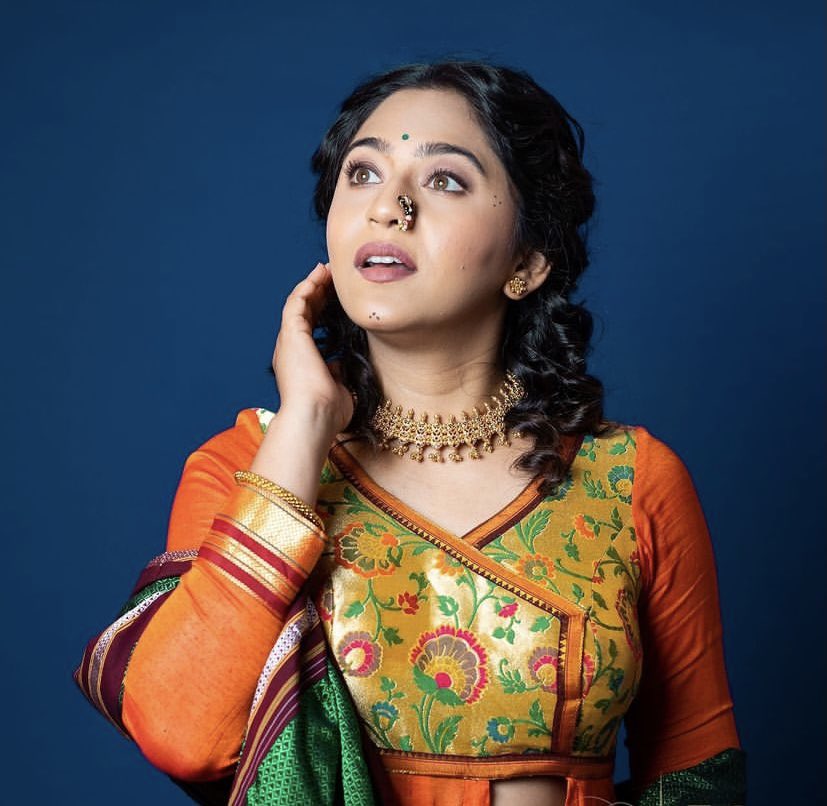 Mrunmayee Deshpande In Saree