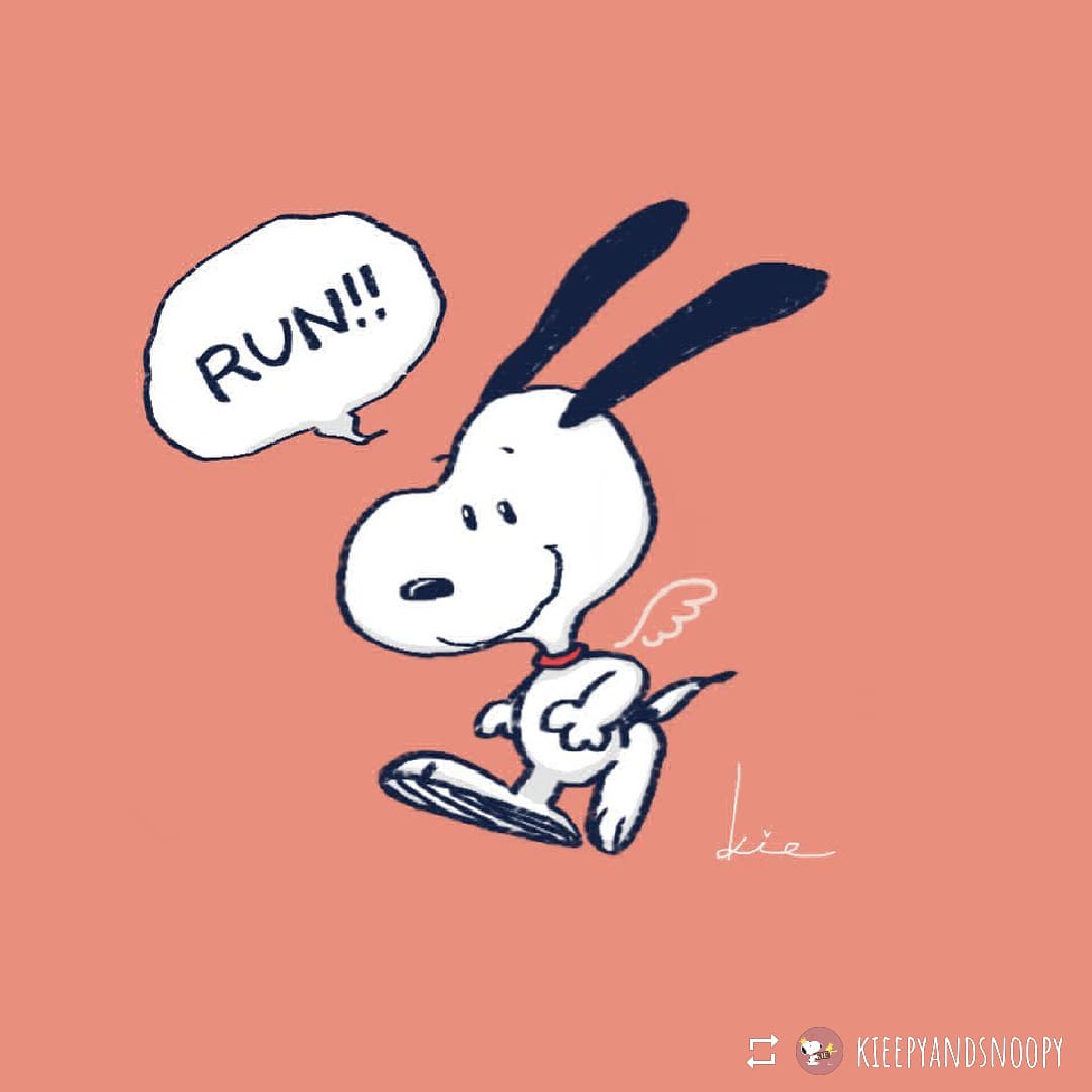 Snoopy Running