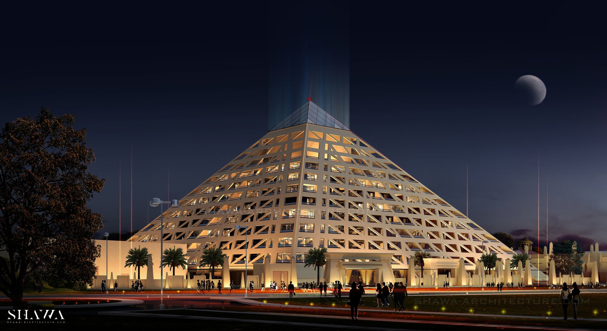 Modern Pyramid Construction Pyramid Perfection | Minecraft