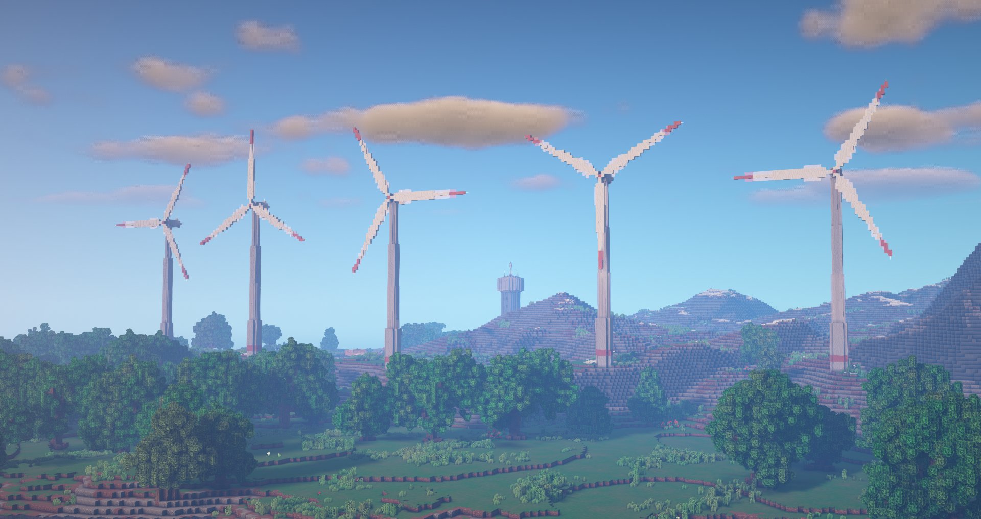 Minecraft Modern Windmill