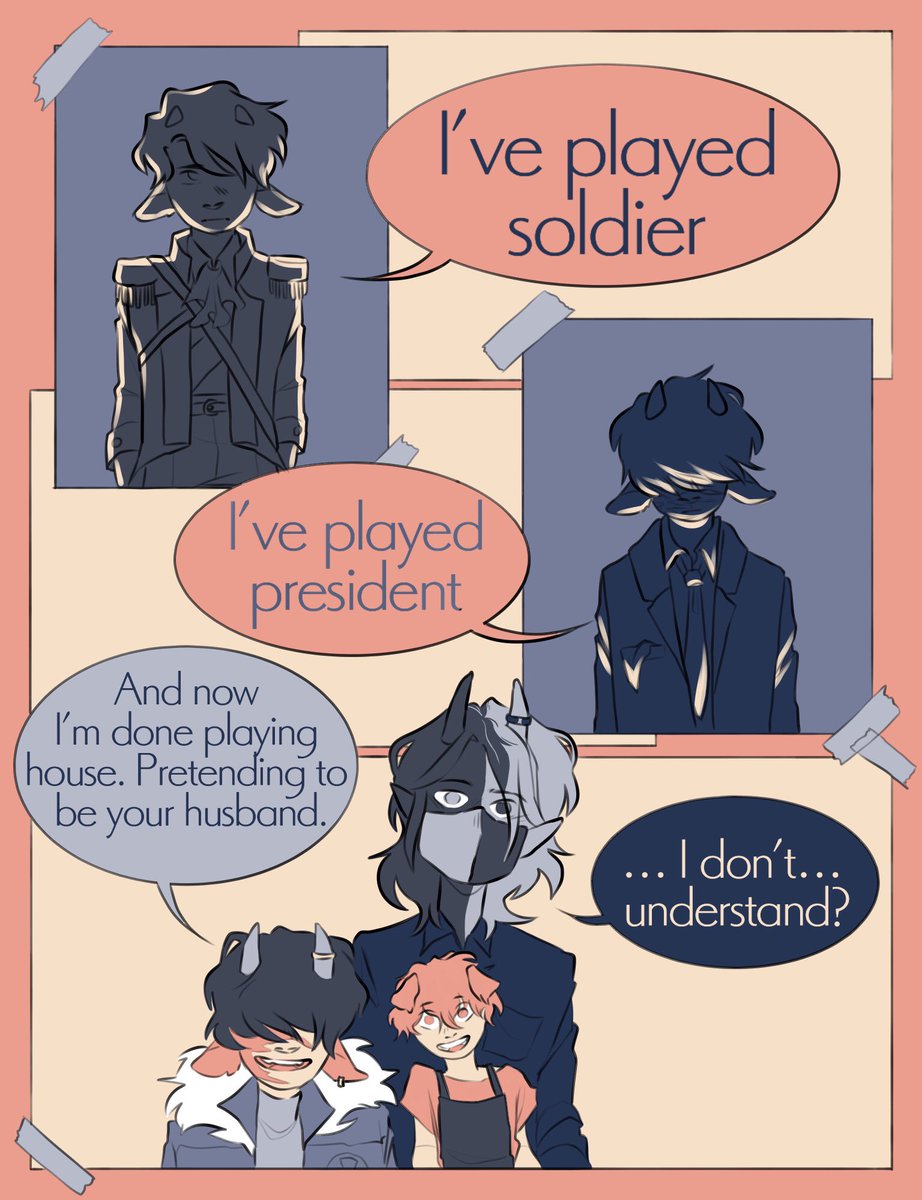 「My first DSMP comic from January (2/3) // blood , violence ,」Eucaの漫画