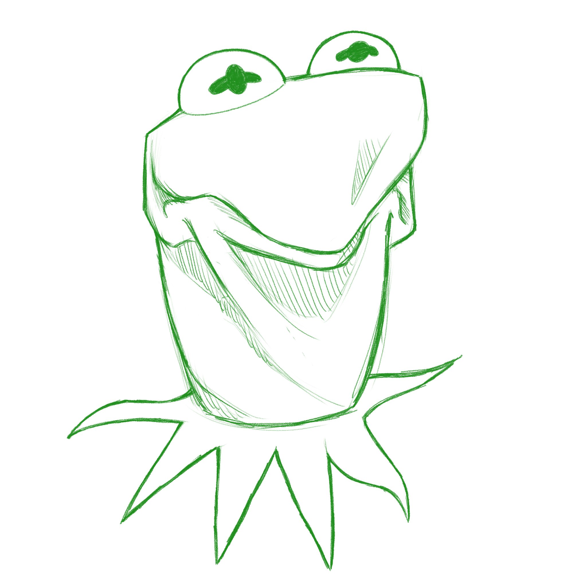 Muppets Kermit Drawing