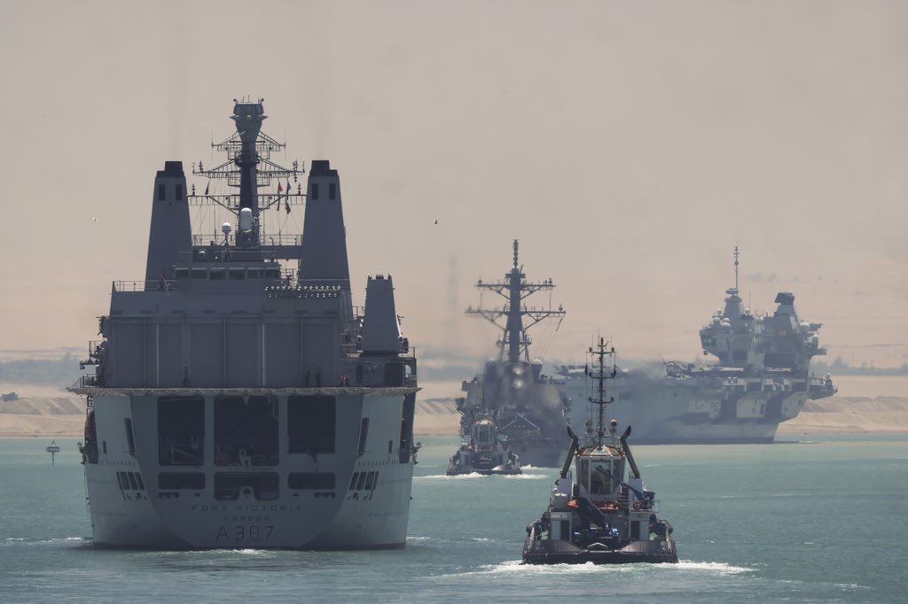 Carrier Strike Group 21 (CSG21) in action – Força Aérea