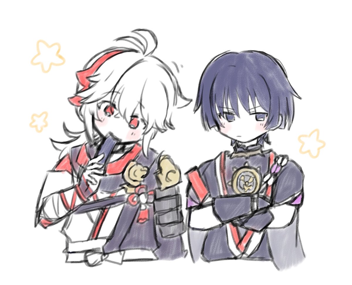 「rkgk 七夕っぽい絵が思いつかなかなったのでカズスカちゃん投げとく 」|hanata巡回中🐌💭のイラスト