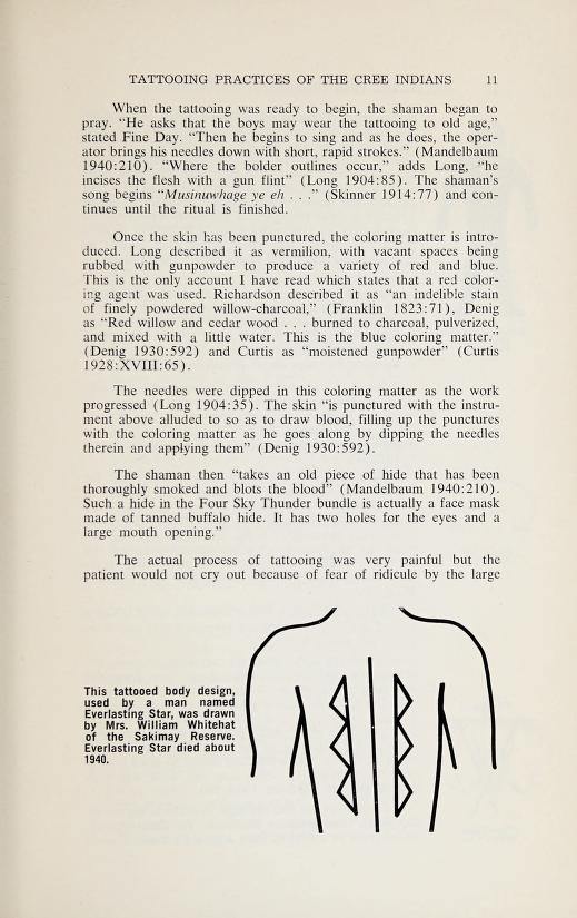 Cree Indian Tattoos Métis Tattoo Artist Audie Murray On Reclaiming