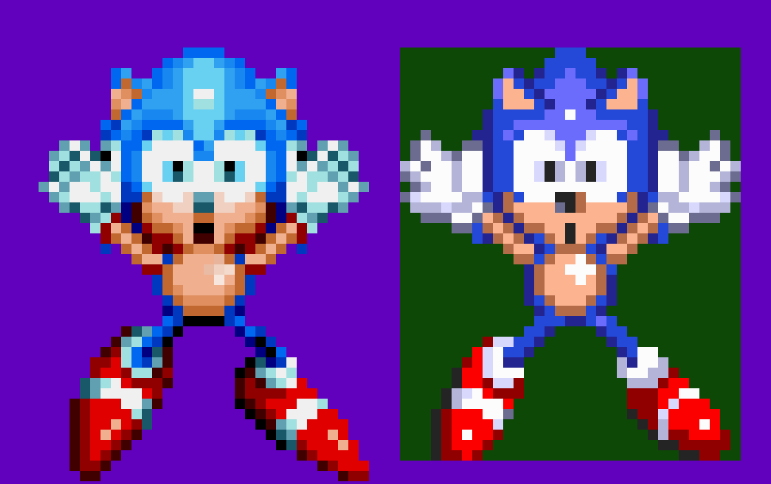 IIAudioReamII on Twitter: "I did Sonic's Death Sprite from Sonic Mania if it looked more like ...