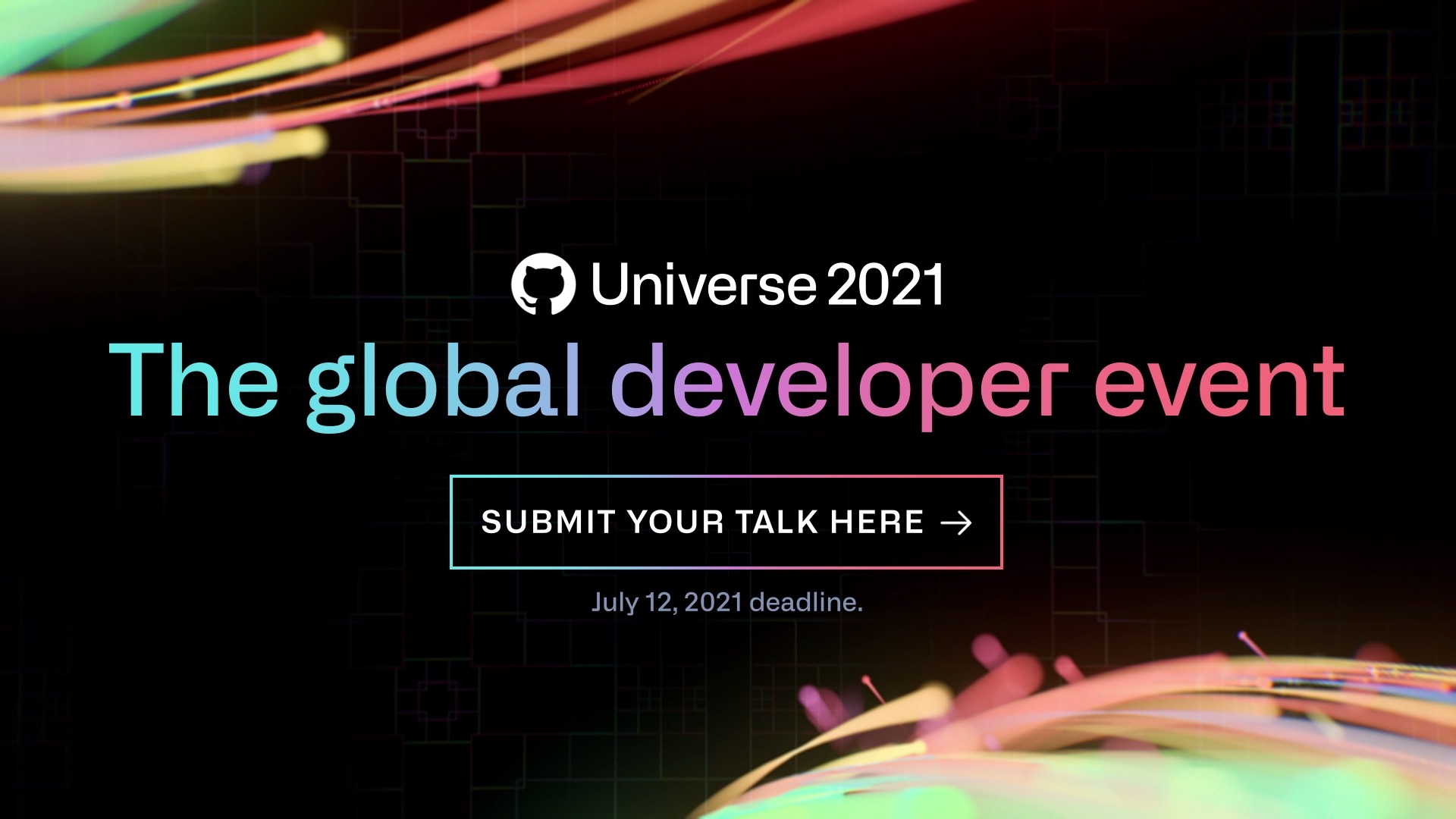 GitHub on Twitter: "GitHub Universe 2021 is quickly approaching, and we are looking for ...