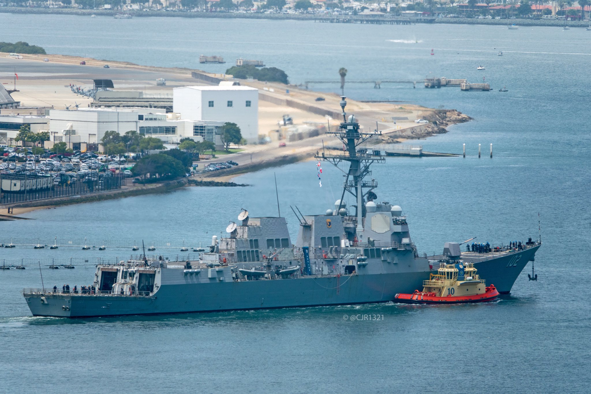 WarshipCam on Twitter: "USS Sampson (DDG 102) Arleigh Burke-class Flight IIA guided missile ...