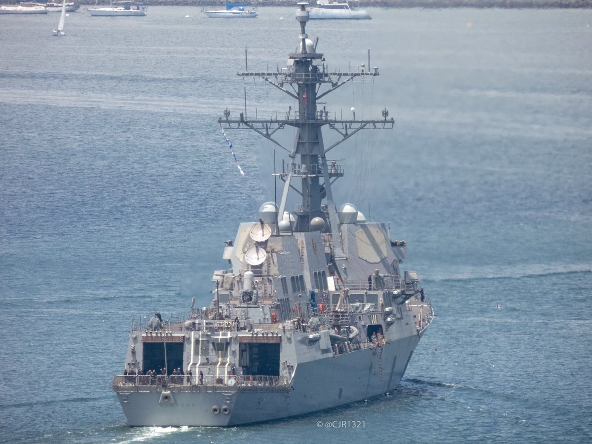 WarshipCam on Twitter: "USS Sampson (DDG 102) Arleigh Burke-class Flight IIA guided missile ...