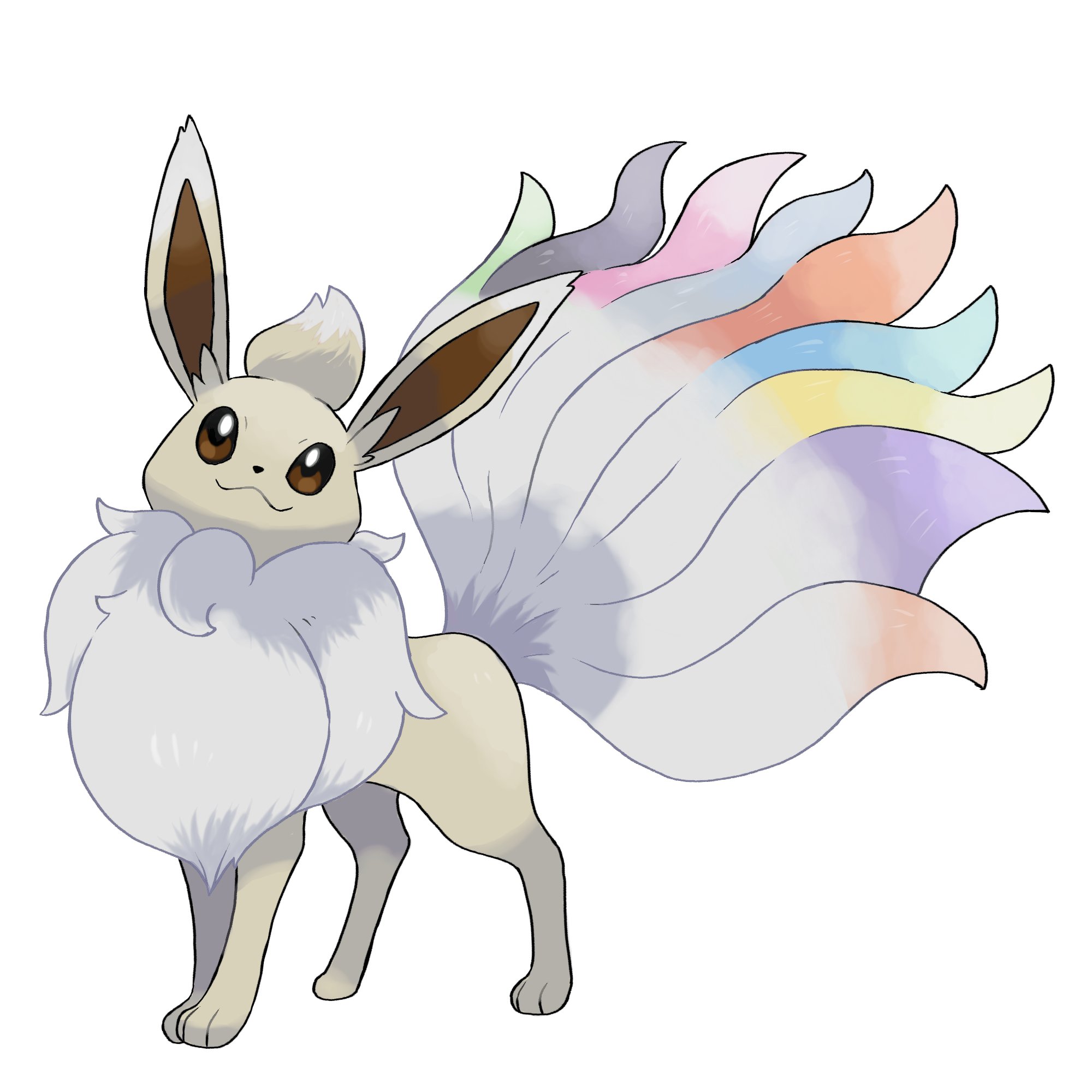 Eeveelutions Fakemon ArtStation Fakemon Eeveelution Concepts