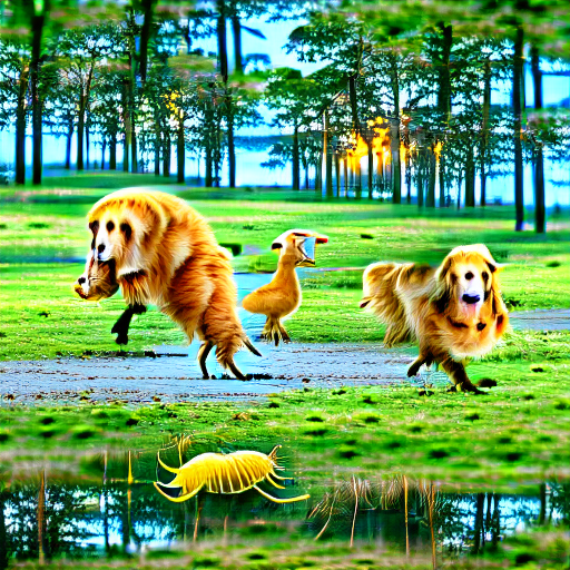 Four Legged Animals Running