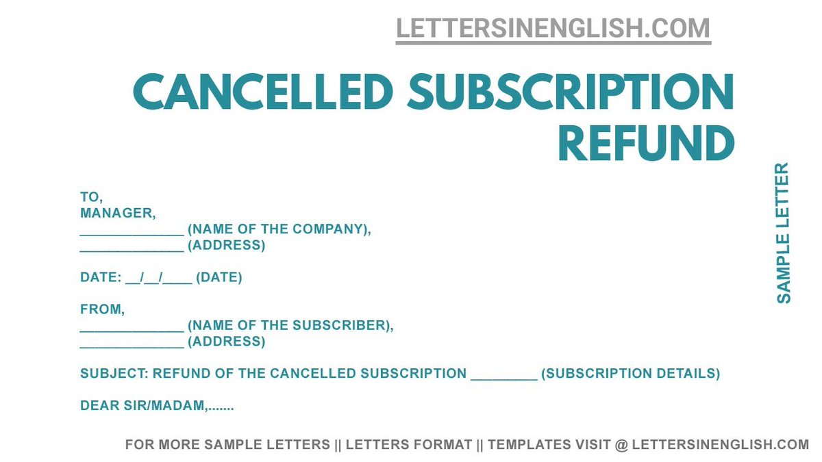 Refund Form Letter How To Write A Letter Asking For A Refund: 15 Steps