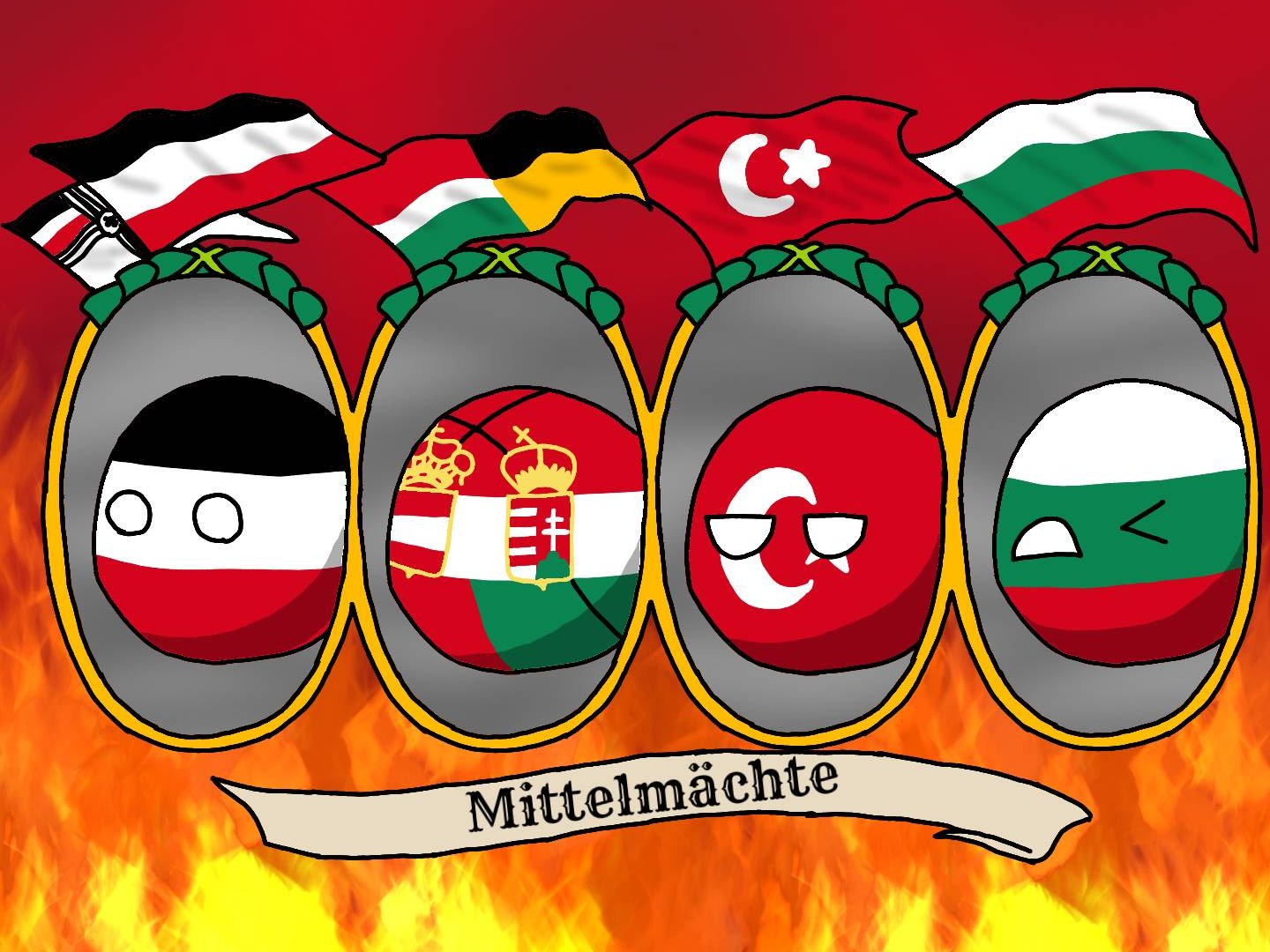 Central Powers Flags