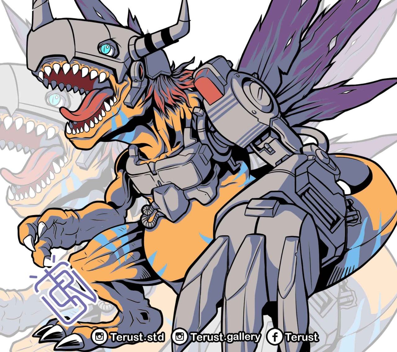 Metalgreymon Wallpaper