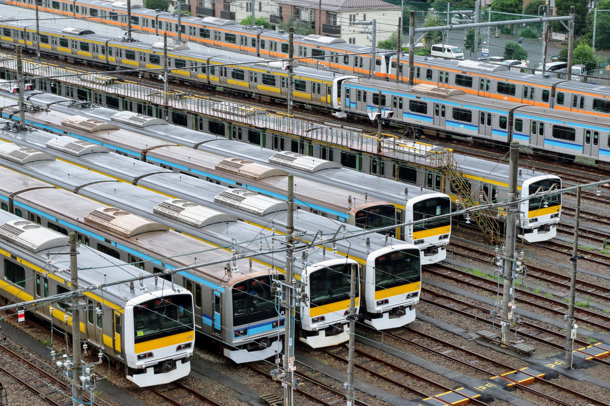 しぼりー on Twitter: "2021.7.8 E231系500番台ミツA516編成＋E231系800番台ミツK6編成 今日はA516編成とK6編成を使用して連結訓練が行われました ...